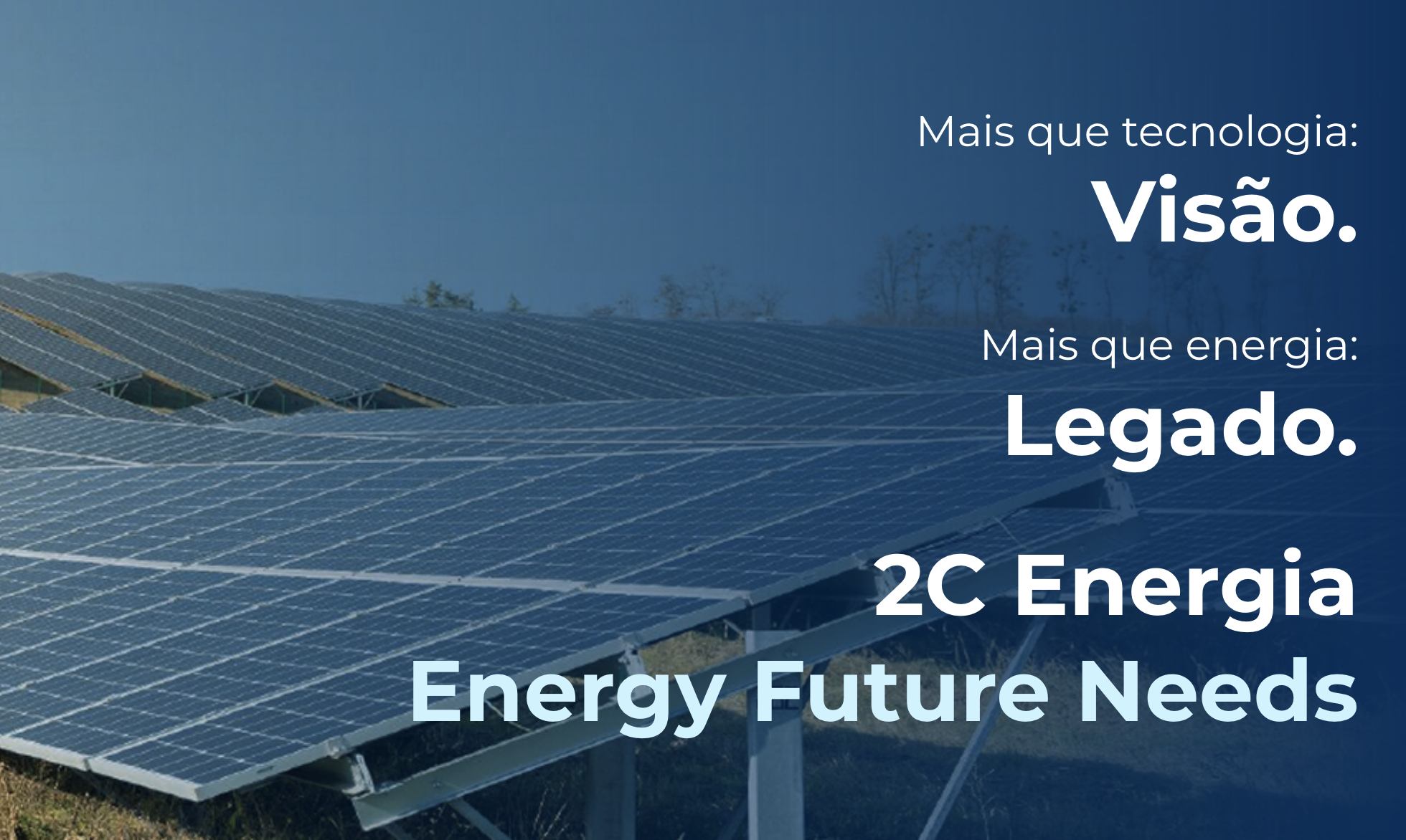 Área de Atuação - 2C Energia - Energia limpa em movimento...